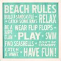 Beach Rules are the Best -Prints, Pillows, Wall Decals & Signs - Beach ...