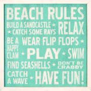 Beach Rules are the Best -Prints, Pillows, Wall Decals & Signs - Beach ...