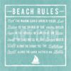 Beach Rules are the Best -Prints, Pillows, Wall Decals & Signs - Beach ...