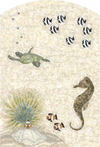 Beach Tile Art for Bathrooms and Kitchens Inspired from the Beach