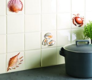 Beach Tile Art for Bathrooms and Kitchens Inspired from the Beach