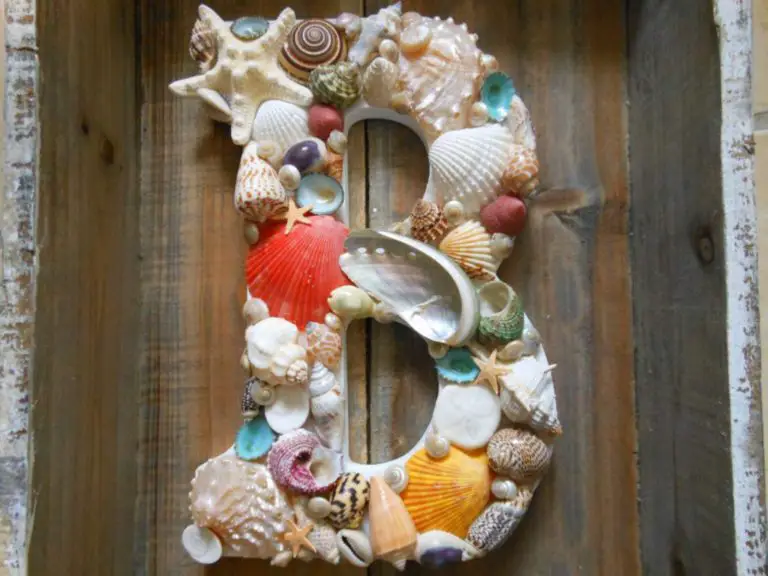 DIY Sea Shell Letters - Beach Bliss Living