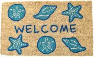 Welcome your guests with these coastal door mats - Beach Bliss Living